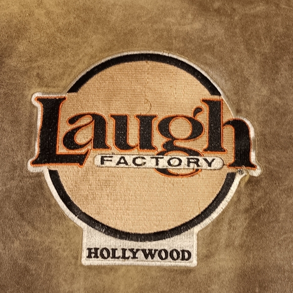 Vintage | Jackets & Coats | 9s Hollywood Laugh Factory Italian Leather ...